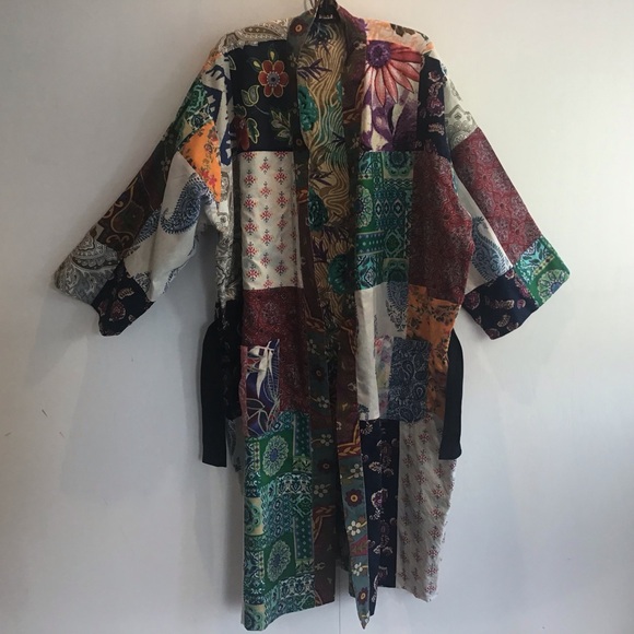 Kimonos & Yukatas | Colorful Japanese Inspired Cotton Patchwork Fully ...
